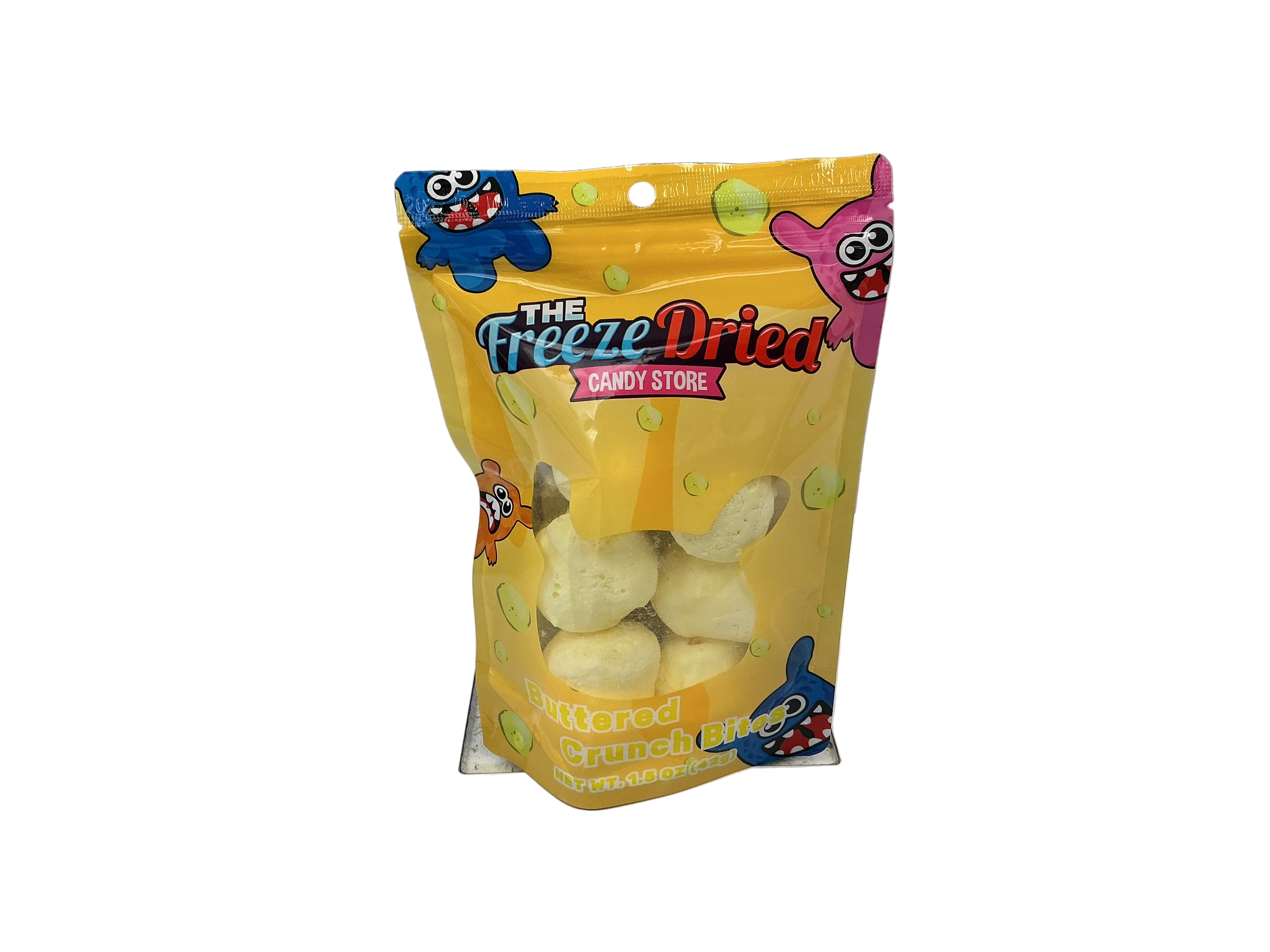 Freeze Dried Buttered Crunch Bites – Exotic Snack Guys CT